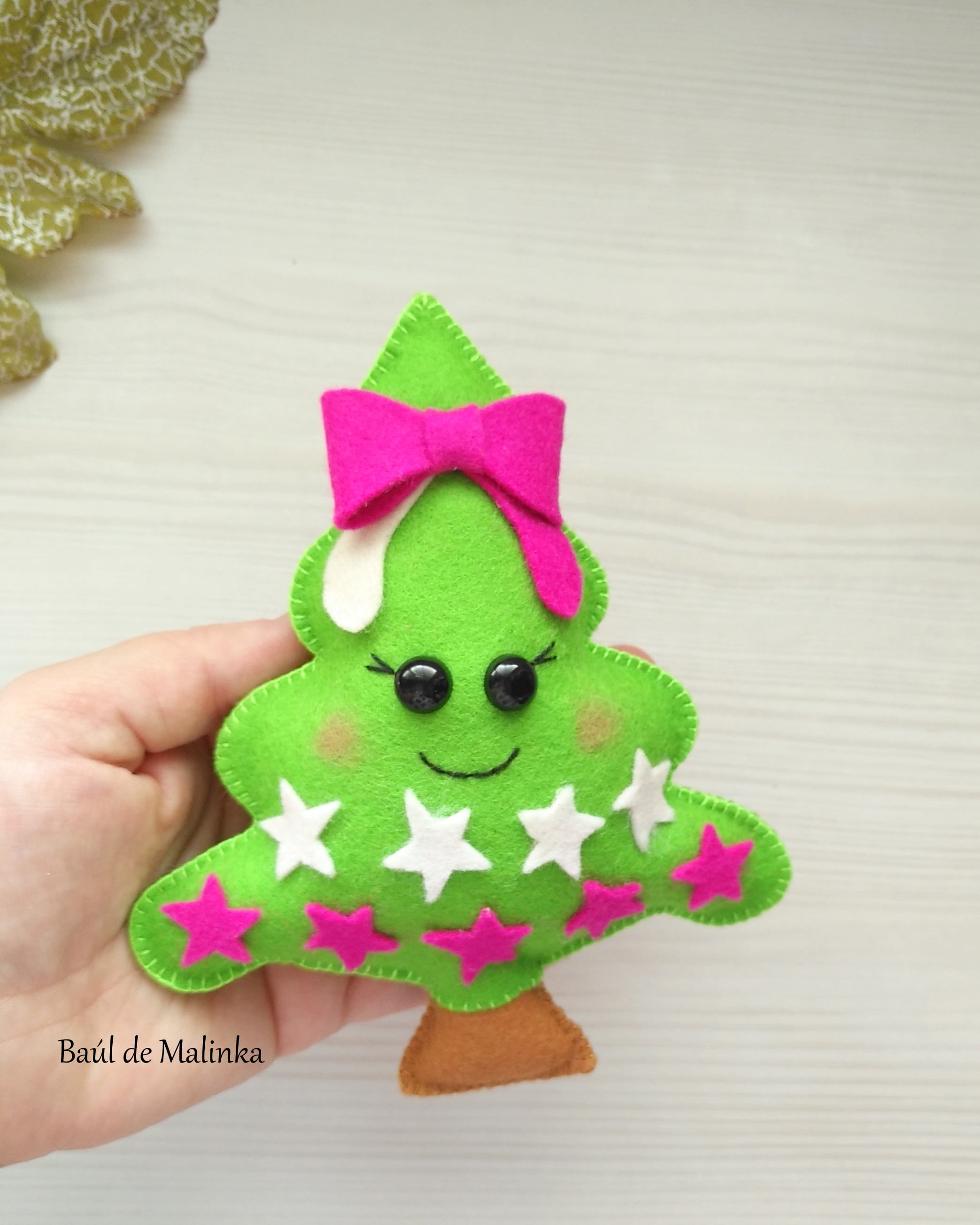 Christmas Tree Ornament Pattern Felt Tree PDF Pattern Christmas ...