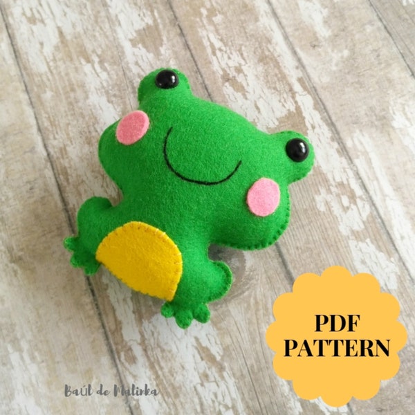 Felt Frog - Etsy