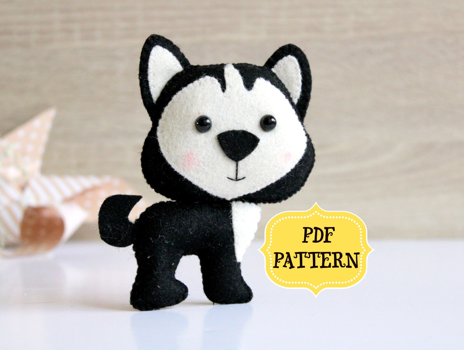 Dog Sewing Pattern Set of Three Dogs Pattern Animal Ornaments Nursery ...