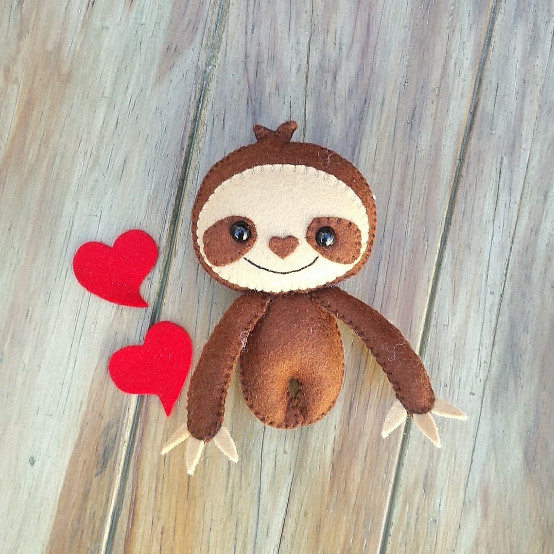 Sloth Felt Pattern PDF Tutorial Sloth Sewing Tutorial DIY Felt - Etsy UK