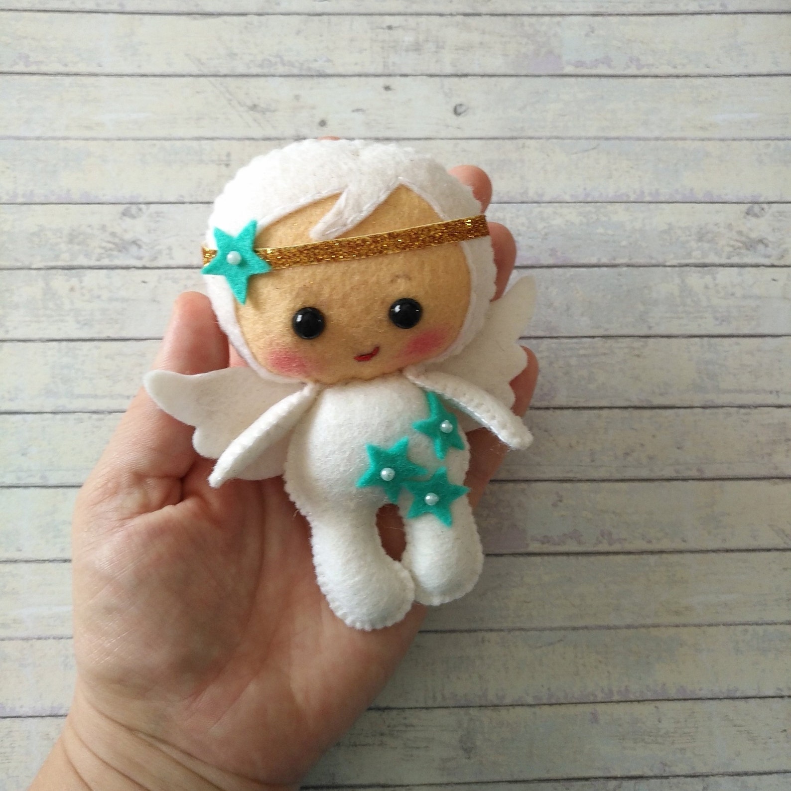 Angel sewing pattern Felt Halloween doll Felt angel Halloween | Etsy