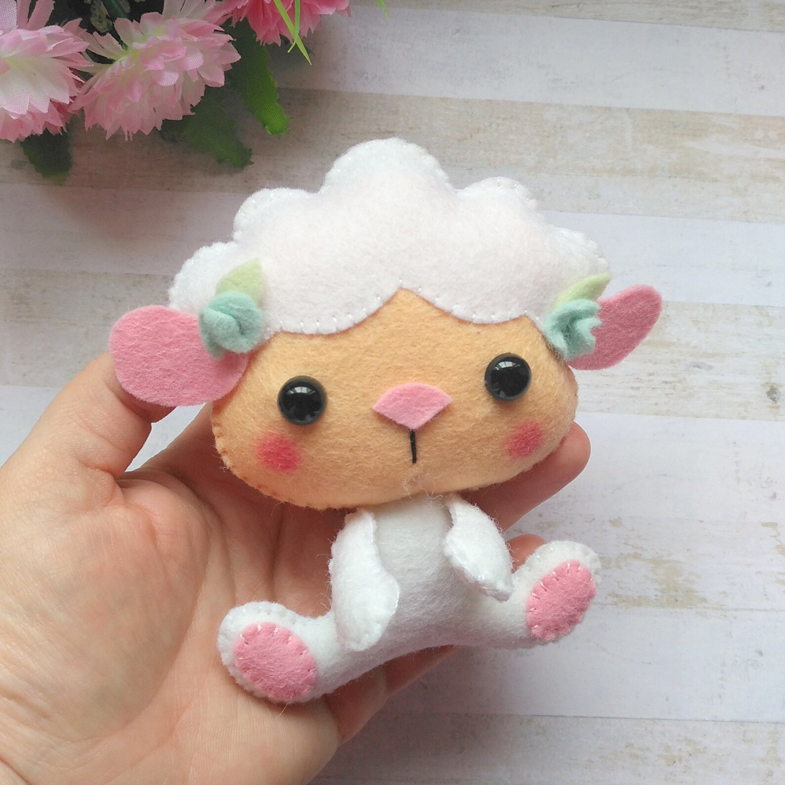 Felt Sheep Pattern PDF Tutorial Sheep Sewing Tutorial Sheep | Etsy