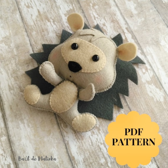 Felt Hedgehog Pattern SVG Felt Pattern Woodland Animal - Etsy