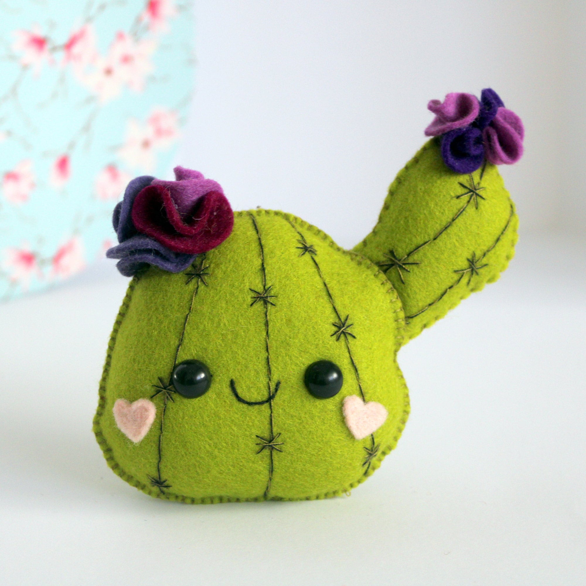 Felt Cactus Sewing Pattern, DIY Succulent Ornament (PDF Pattern) - Etsy UK