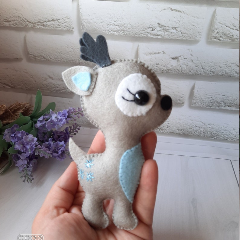 Felt Deer Woodland Pattern Felt Sewing Deer PDF Tutorial DIY - Etsy