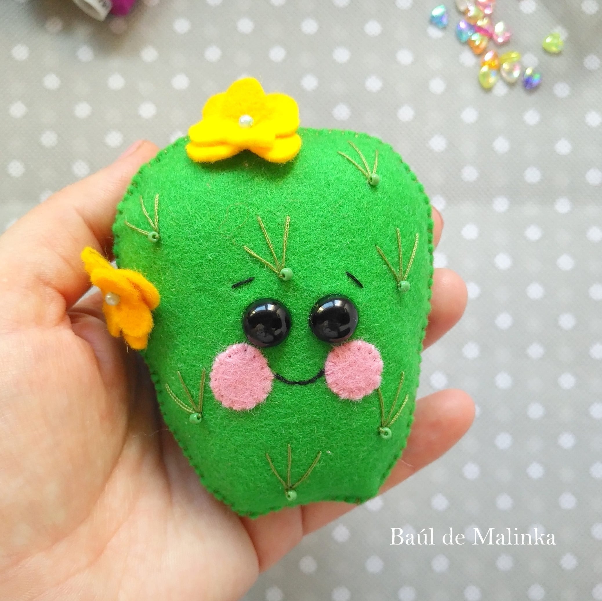Felt Cactus Pattern PDF Sewing Pattern Felt Cactus DIY Felt - Etsy UK