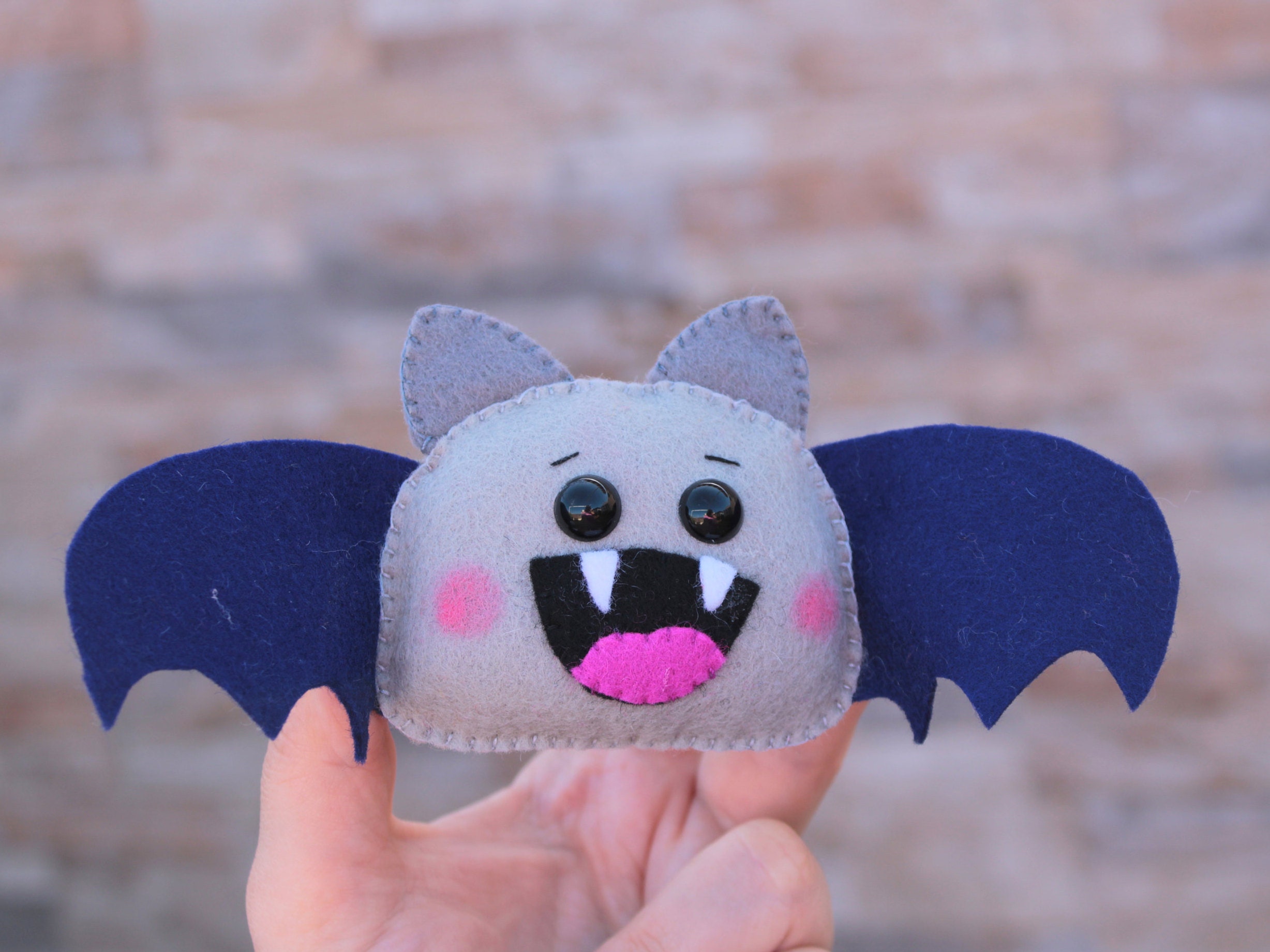 PDF Pattern Bat Felt Pattern Felt Bat Ornament Easy Sewing - Etsy Australia