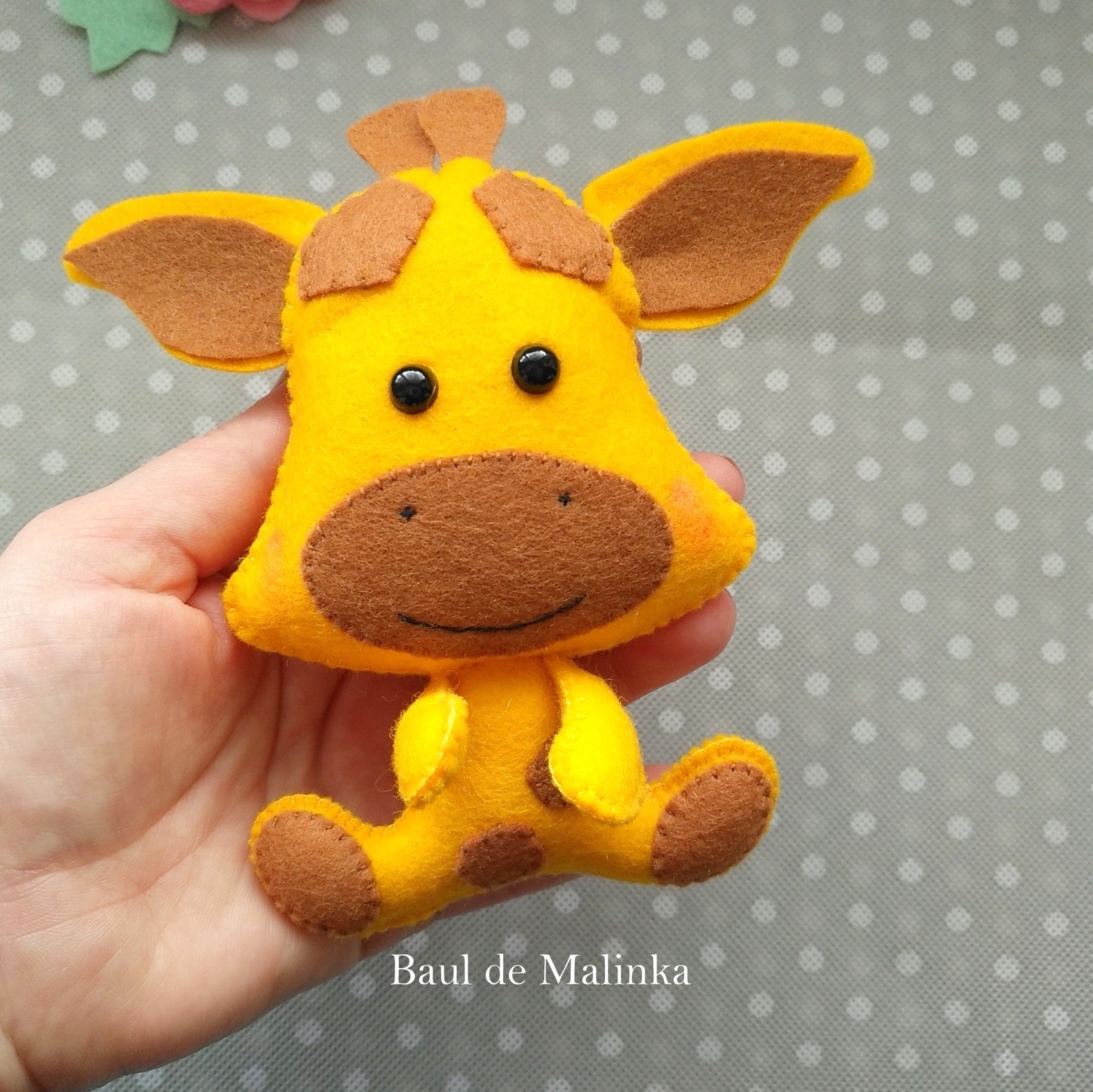 Felt Safari Animal Pattern PDF Tutorial DIY Felt Ornament Felt | Etsy