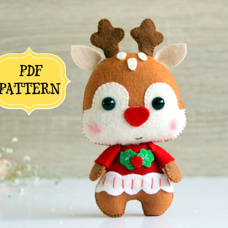 Felt Reindeer - Etsy