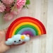 Felt Rainbow Ornament Felt PDF Pattern DIY Nursery Decor Felt Crib ...
