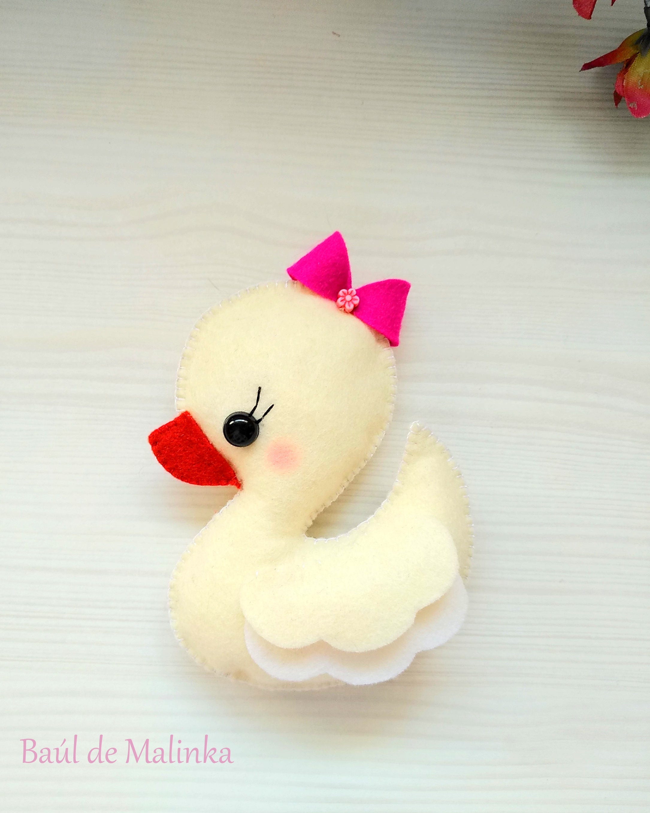 PDF SVG Duck Pattern Animal Ornament Pattern Felt Softie - Etsy