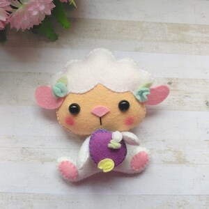 Felt Sheep Pattern PDF Tutorial Sheep Sewing Tutorial Sheep DIY Felt ...