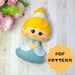 Princess Cinderella Pattern Felt Princess Doll Pattern PDF | Etsy