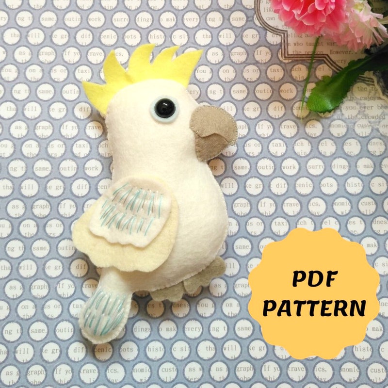 Felt Parrot - Etsy