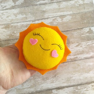 Felt Sun Ornament Sun and Clouds PDF Pattern Weather Set DIY Nursery ...