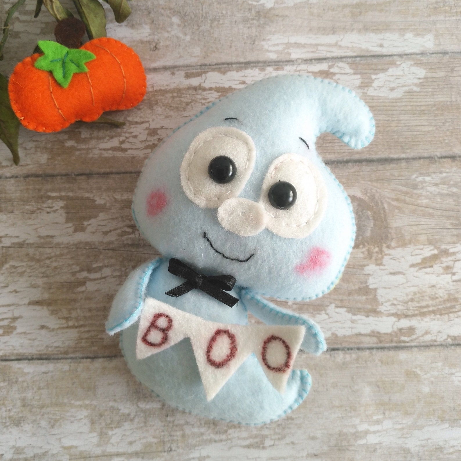 PDF Pattern Ghost Felt Pattern Felt Ornament Felt Ghost Softie | Etsy