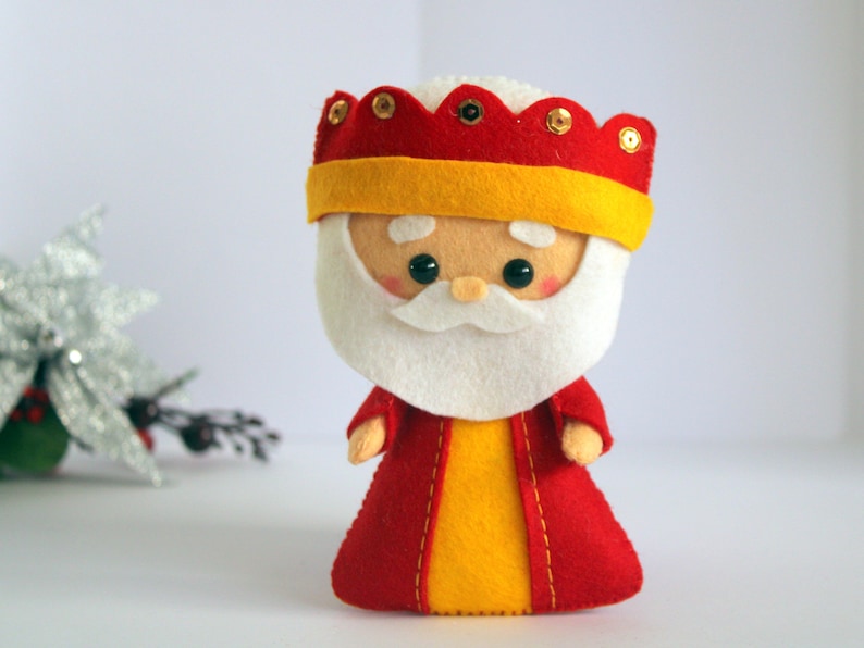 Felt Nativity Scene Pattern, Three Kings, the Wise Men (PDF Pattern) - Etsy