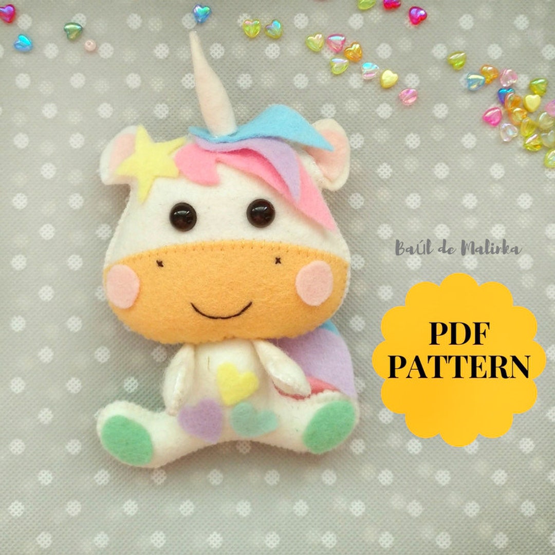 Unicorn Felt Pattern