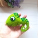 Chameleon Felt Toy Sewing Pattern, Easy PDF Pattern, Felt Animal ...