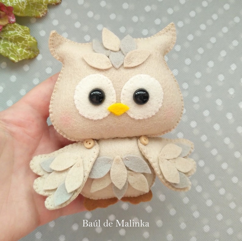 Owl Sewing Pattern, Felt Owl Ornament, SVG Owl, Felt Tutorial, Bird SVG ...