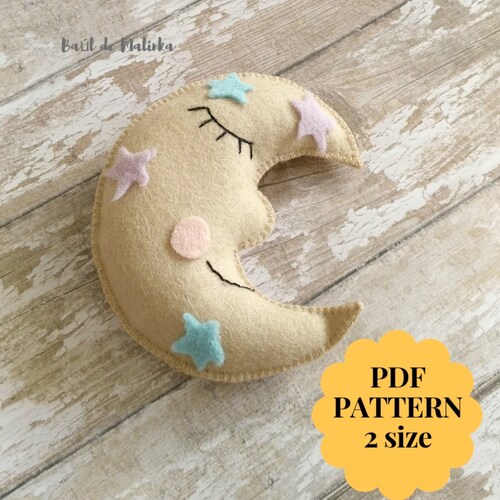 Star PDF Pattern Felt Stars DIY Star Ornament Nursery Decor - Etsy