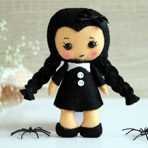 Felt Wednesday Addams Doll Sewing Pattern (PDF) - Etsy