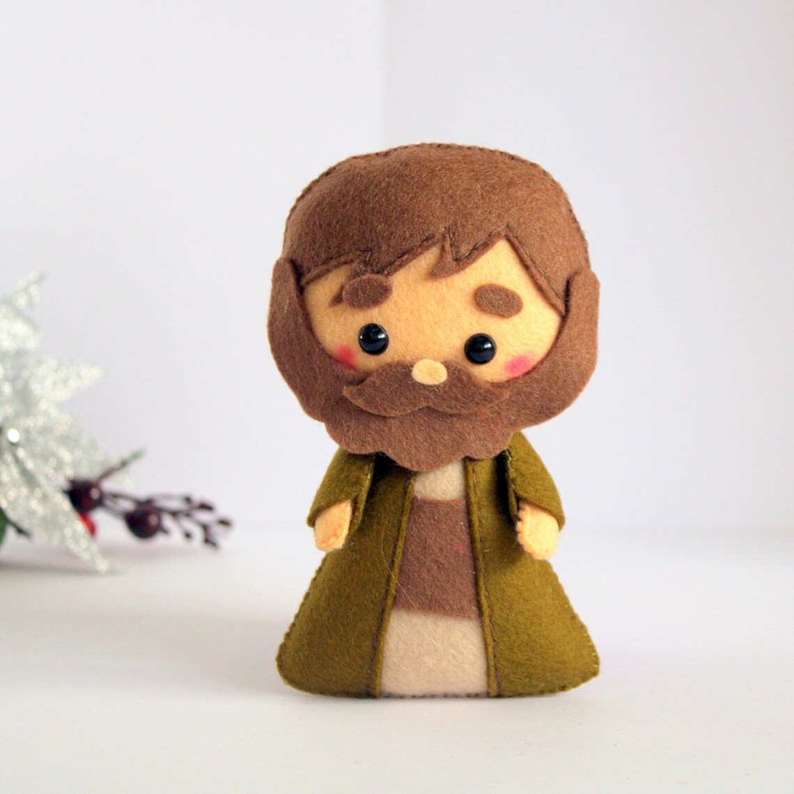 Felt Nativity Scene Pattern the Holy Family PDF Pattern Felt | Etsy