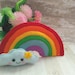 Felt Rainbow Ornament Felt PDF Pattern DIY Nursery Decor Felt Crib ...