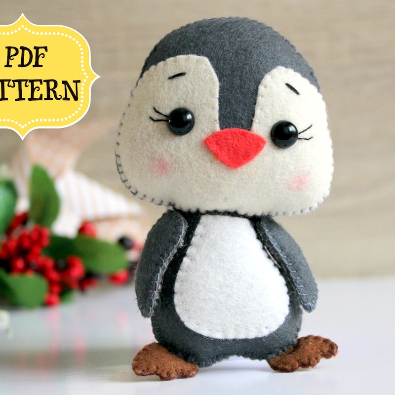 Felt Penguin - Etsy