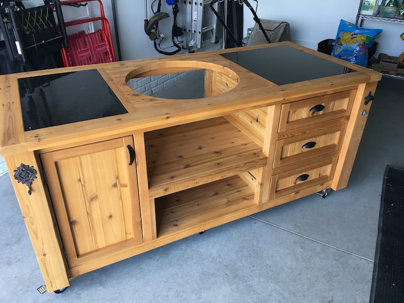 FREE SHIPPING on Grill Tables & Grill Carts for Kamado Joe | Etsy