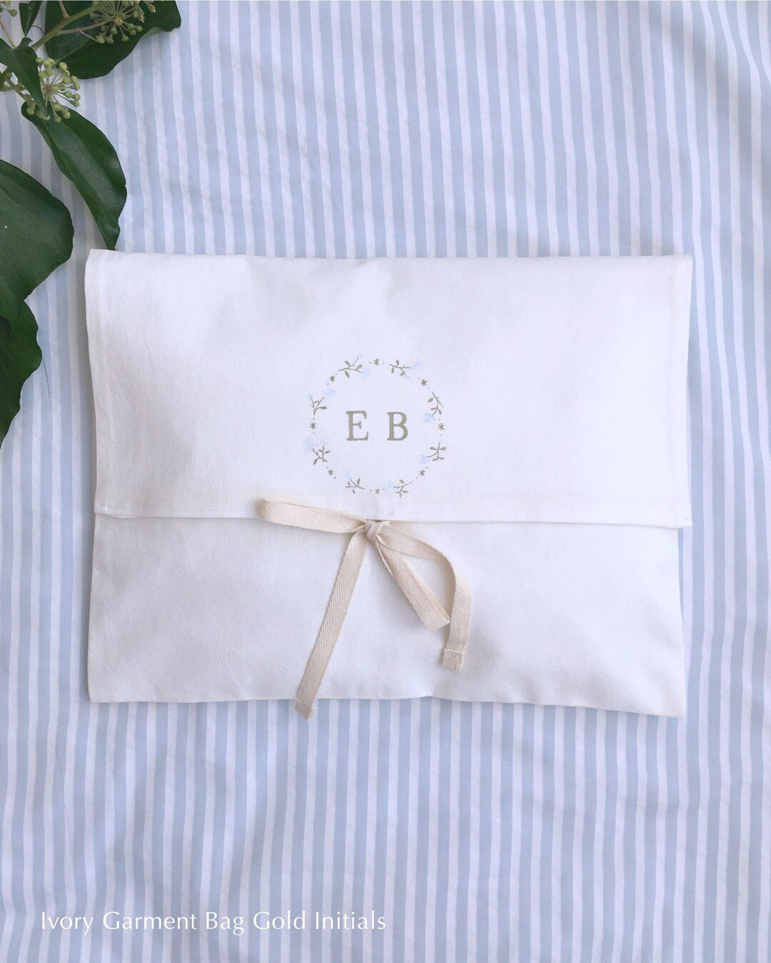 Personalised Laundry Lingerie Bag | Custom Initials & Date | Handmade ...