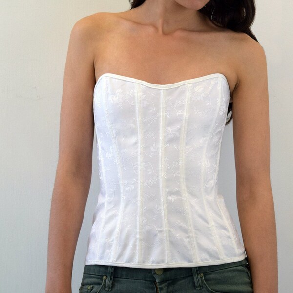 Ivory Corset - Etsy