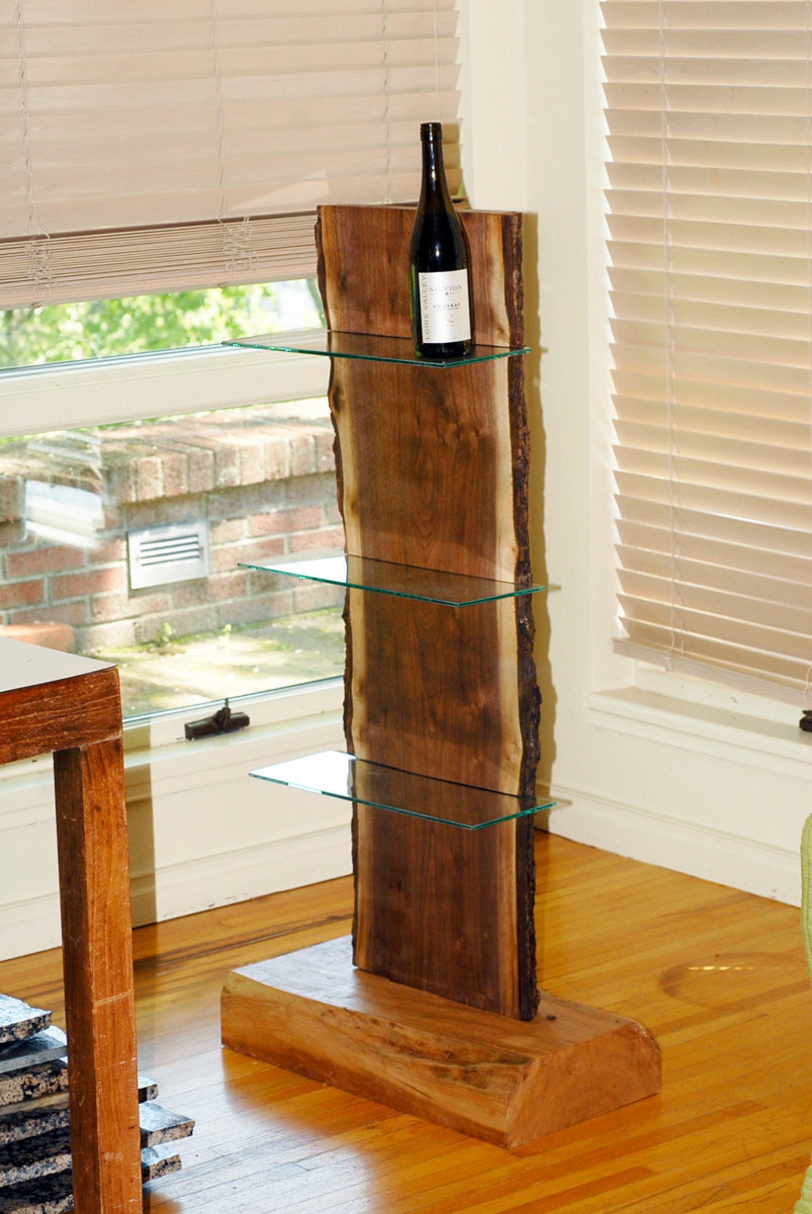 Wood Slab Shelving Units | Etsy