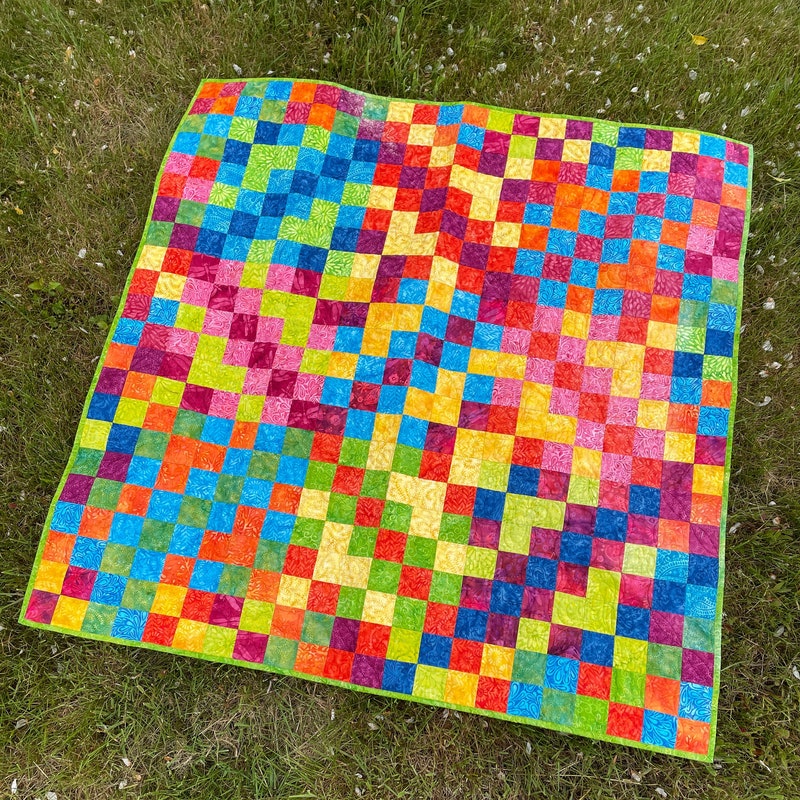 Bright Baby Quilt - Etsy