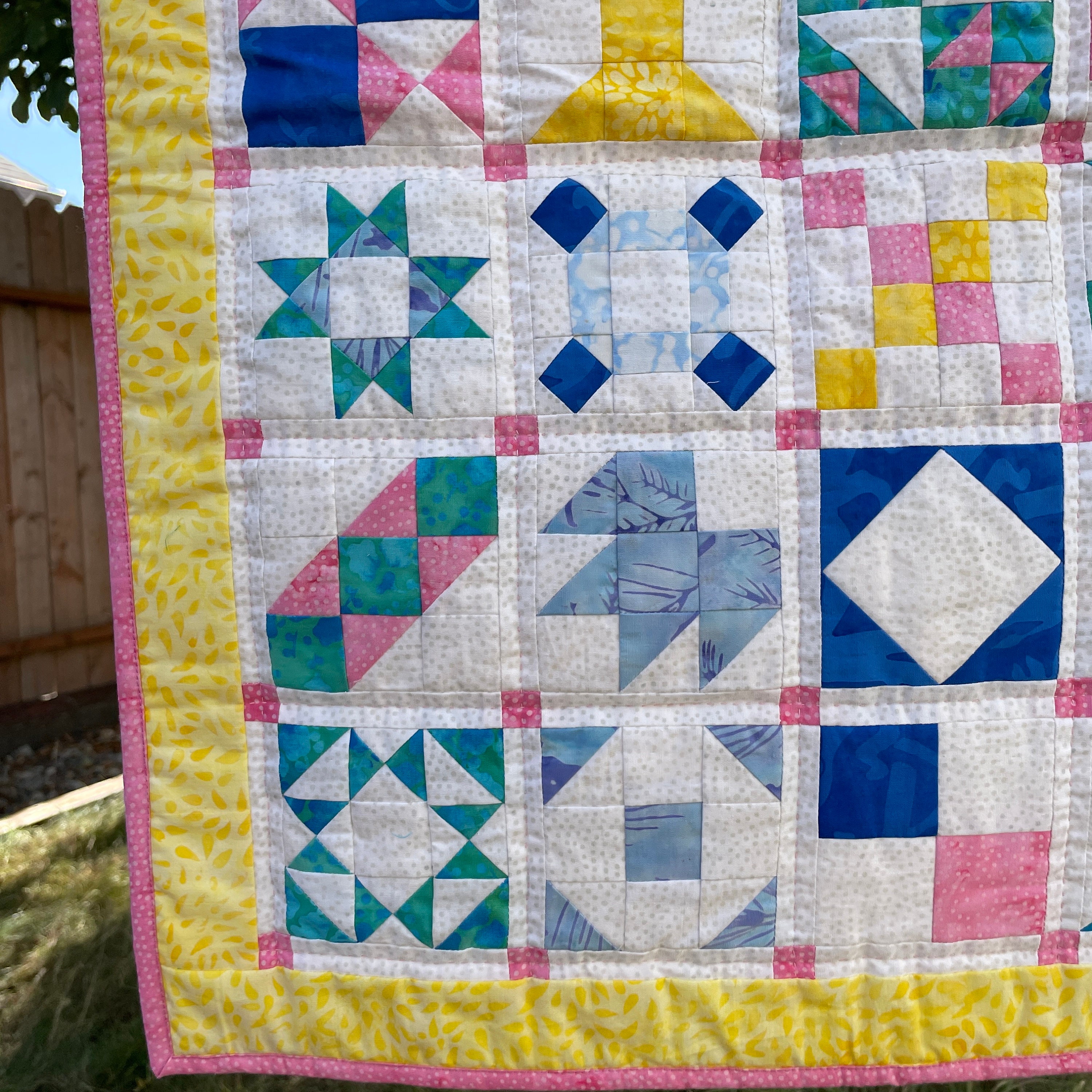 Mini Sampler Quilt Doll Blanket Hand Quilted and Machine - Etsy