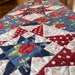 Red, White and Blue Table Runner, Patriotic Stars, 17 Wide and 68 Long ...