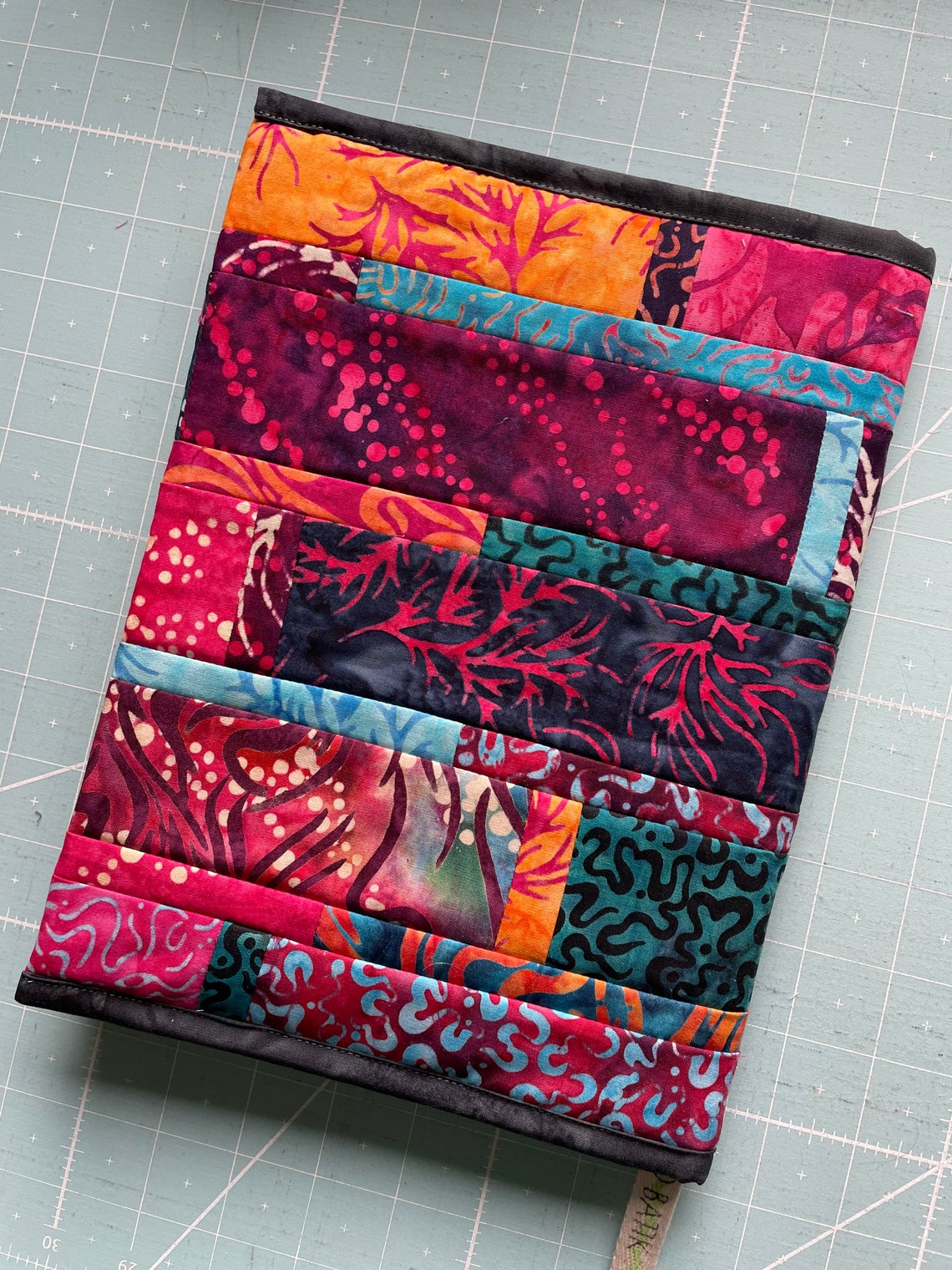 Batik Fabric Journal Cover Bright Colors Blank Composition - Etsy