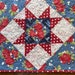 Red, White and Blue Table Runner, Patriotic Stars, 17 Wide and 68 Long ...