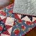 Red, White and Blue Table Runner, Patriotic Stars, 17 Wide and 68 Long ...