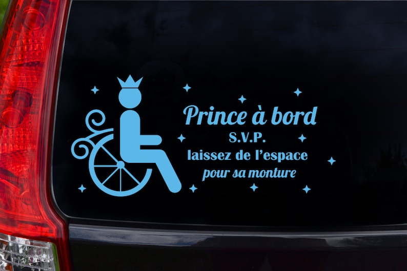 Car Sticker Prince on Board Please Leave Space for His Mount Sticker ...