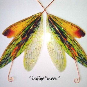 OOAK Handmade Fantasy Fairy Wings Masquerade Mask and Fan Set for Dolls ...