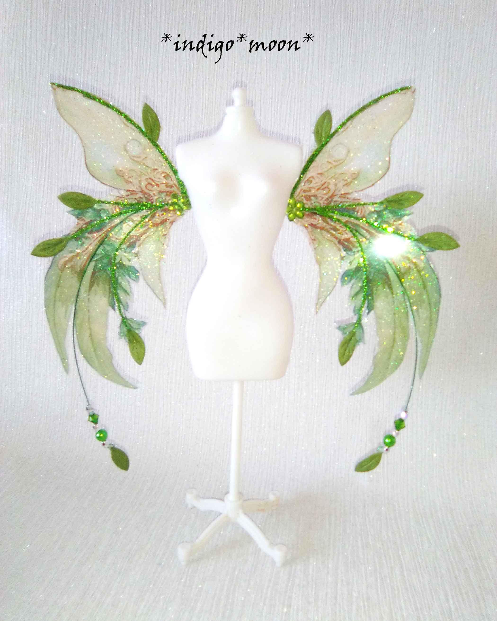 OOAK Handmade Sparkly Fantasy Forest Fairy Wings for Dolls Bears MLP - Etsy