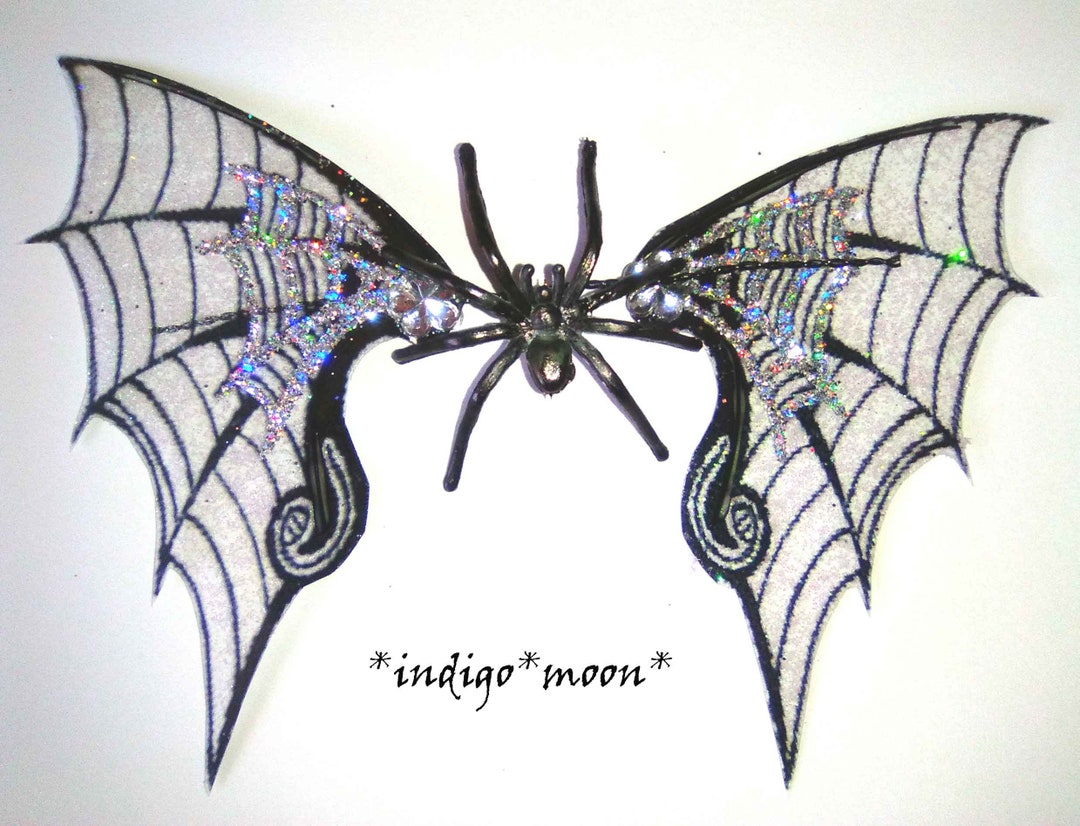 OOAK Handmade Fantasy Spiders Web Fairy Wings for Dolls - Etsy