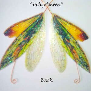 OOAK Handmade Fantasy Fairy Wings Masquerade Mask and Fan Set for Dolls ...