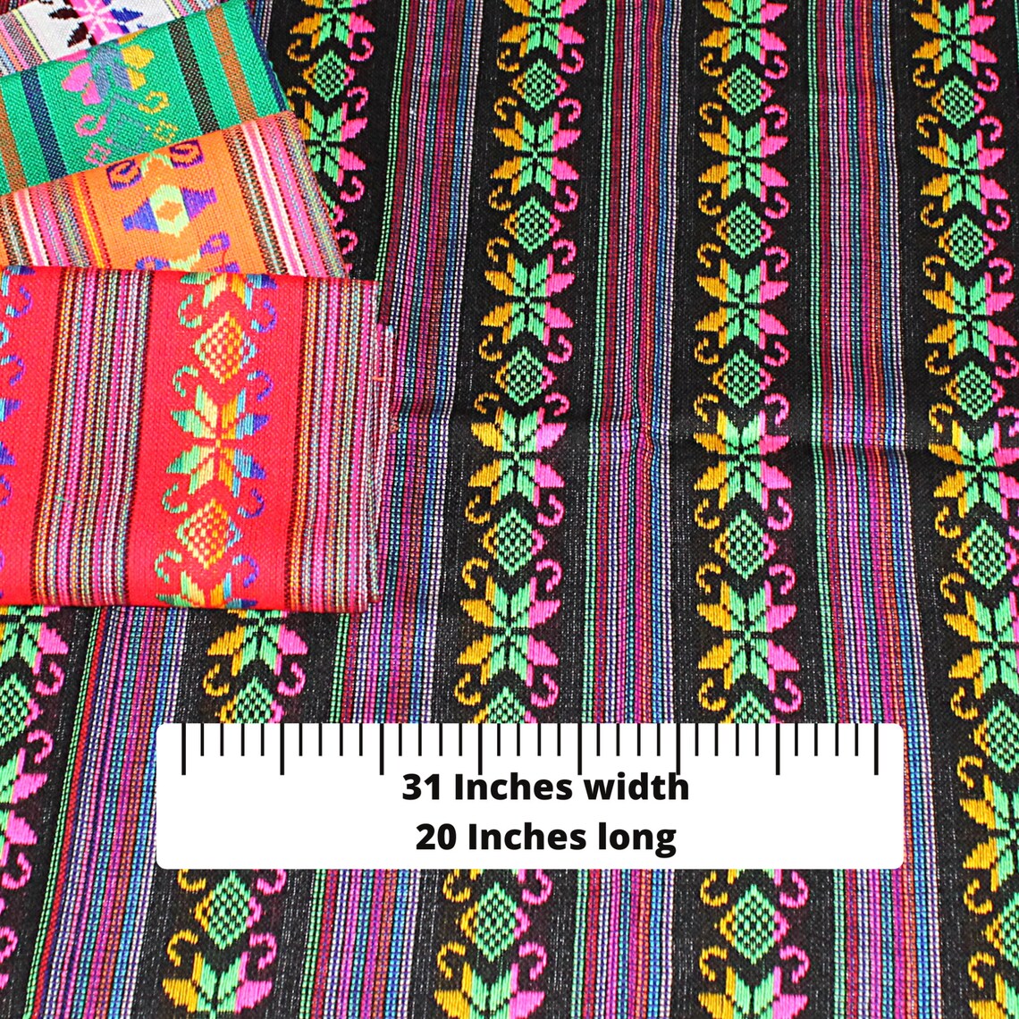 Authentic Mexican Fabric 5 Half Yards Perfect for Your | Etsy