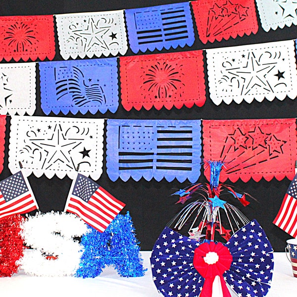 4th of July Bunting - Etsy