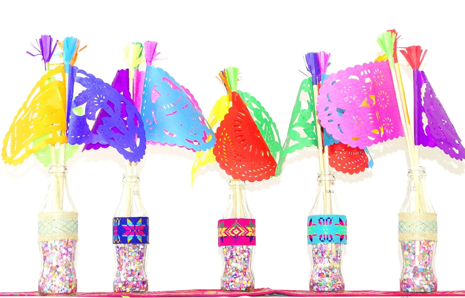 Mexican Paper Flags 30 Flags Fiesta Decoration Papel | Etsy