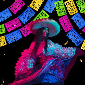 Cinco De Mayo Papel Picado Banners, 5 De Mayo Decorations, Mexico Party ...