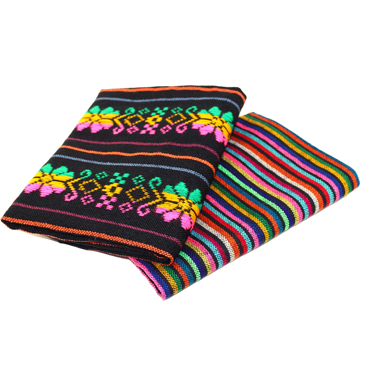 Mexican Fabric 2 Yards Black Bundle Mexican Fabric by the | Etsy