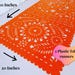 2 Pack, Orange Plastic Table Runners, Mexican Fiesta Decor, 20x72 ...